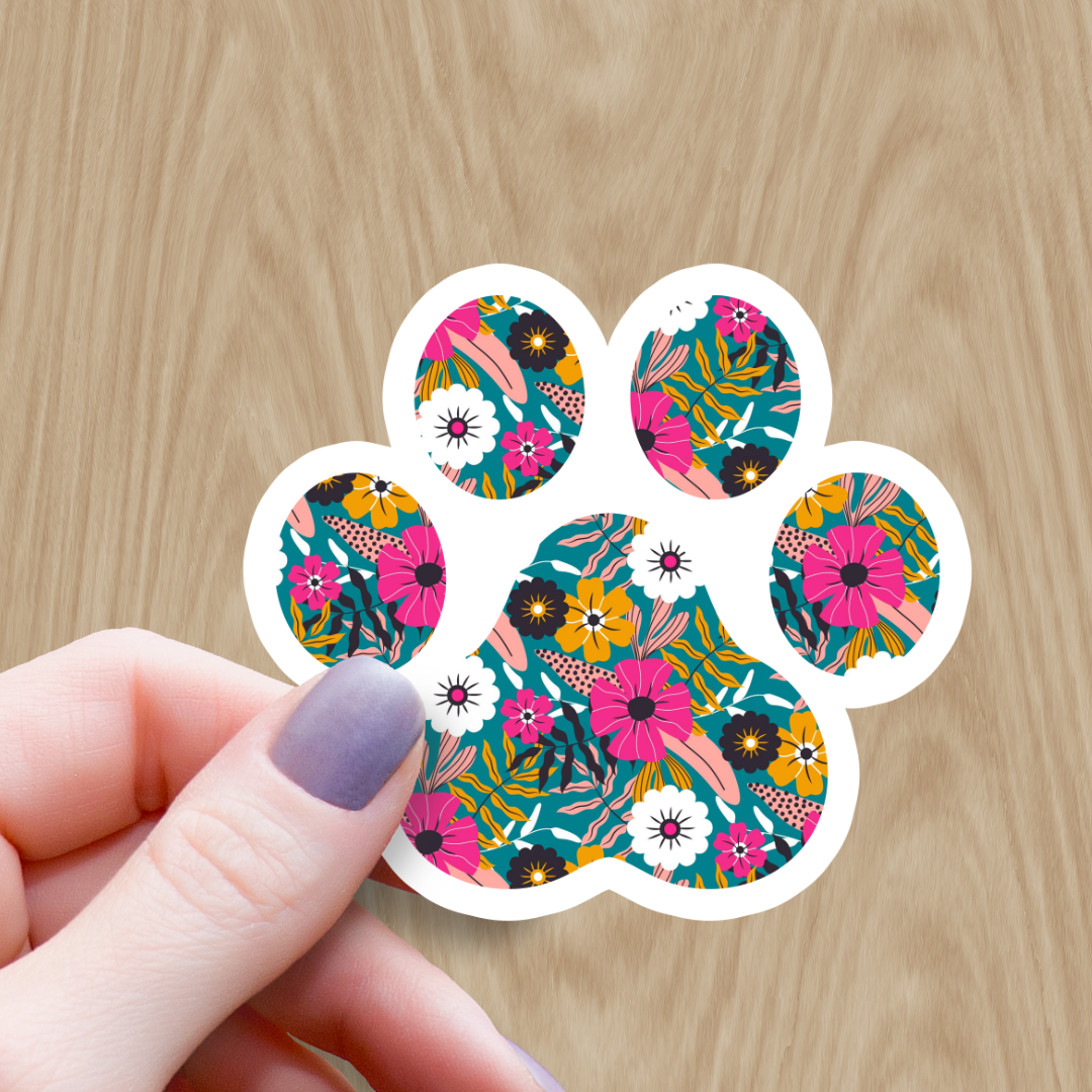 Floral dog paw | Purple Sirens